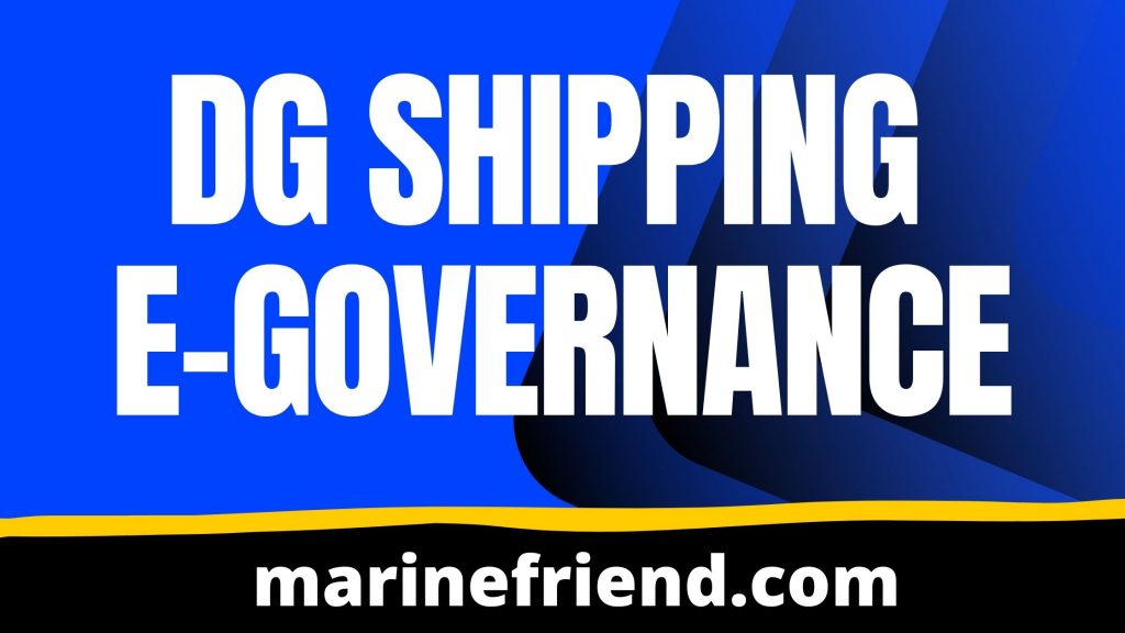 Important dg shipping e governance links - marine friend by merchant ...